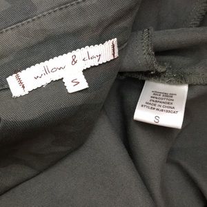 Willow & Clay | Jackets & Coats | Willow Clay Camouflage Military Style ...